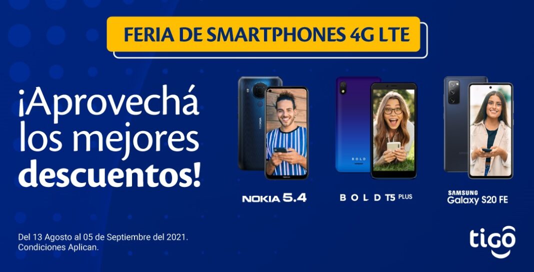 Feria de Smartphones 4G LTE de Tigo Nicaragua con los mejores precios ...